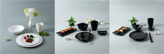 Black 260cc 100% A5 Melamine Cups Mugs Go With Ramen Bowl