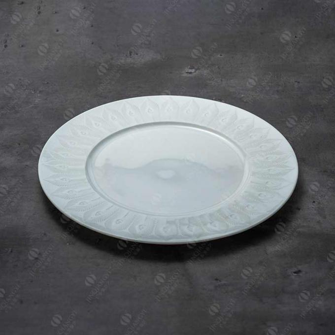 Phoenix Embossed Bone China Dinnerware Set 12pcs